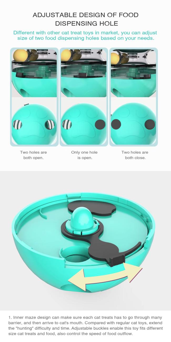 Factory Wholesale Pet Cat Toy Interactive Lucky Cat Shake Leaky Toy Cat Shake Toy