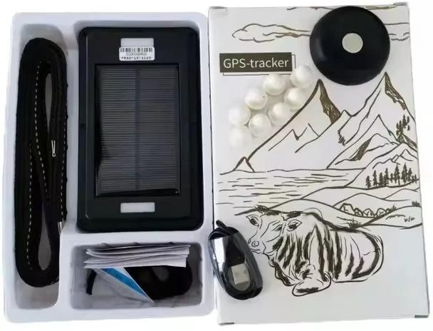 Long Battery Life 20000mAh Solar Power Collar GPS Tracking for Livestock Cows Waterproof IP67 GPS Tracker 4G Tracker for Cattle