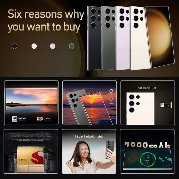Quality Original S24 ULTRA Celular Android Smartphone 5G 1TB Mobile Phone with 108MP for sale