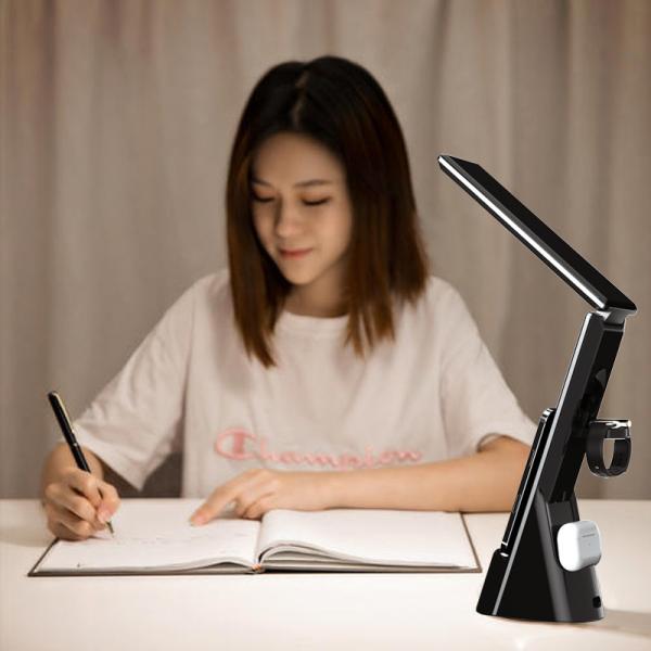Quality Office Household Wireless Charging Table Lamp with 15W Output Power and Digital for sale