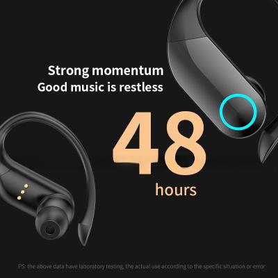 China Waterproof Wireless Earbuds Stereo Bluetooth Headphone with Digital Display Travel Battery Indicator Wireless BT Earphone for sale