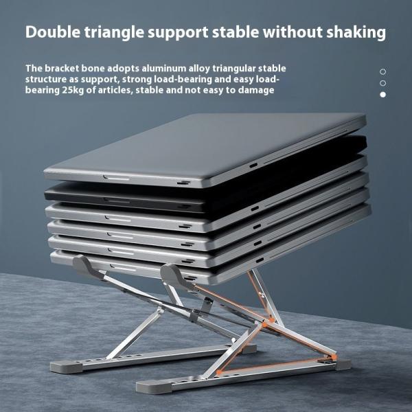 Quality Aluminum alloy Laptop stand heat dissipation bracket folding computer Desktop for sale