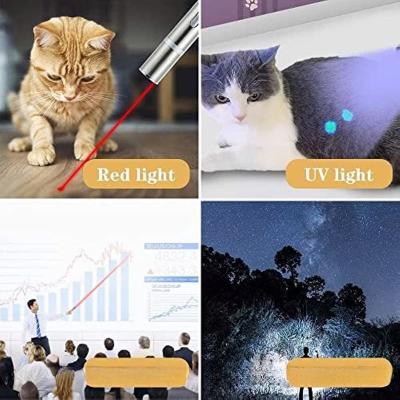 China USB Chargeable Cat Toys Multi-Mode Interactive Cat Laser Pen Multi-Pattern Laser Pointer for Indoor Cats for sale