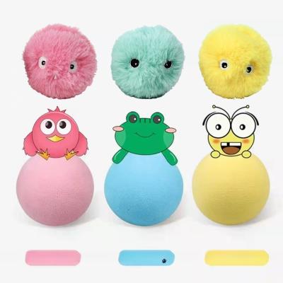 China Pet Playing Ball Cat Toy Ball Smart Cat Interactive Toys Catnip Catnip Ball Pet Accessories Pet Supplies With Sound for sale