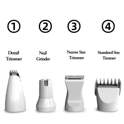 China Low Noise Rechargeable Cordless Pet Hair Clipper Trimmer Shaver for Small Dogs Cats Applicable Pet Dogs Stocked Cordless for sale