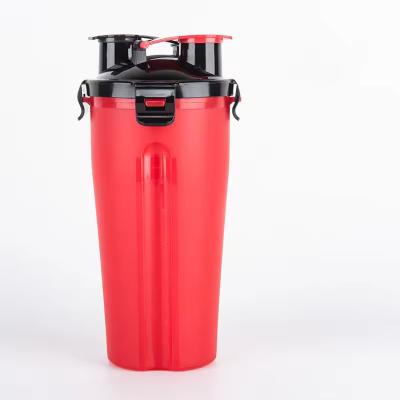 China Wholesale Portable 2-in-1 Dog Water Bottle Bowl Small Size Outdoor Travel Foldable  for Pets & Animals for sale