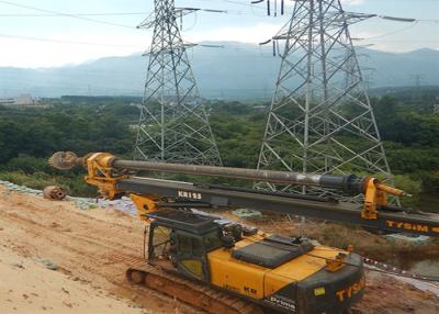 China máquina del taladro de la correa eslabonada 35T para llenar el equipo hidráulico de la conducción de pila de segunda mano en venta