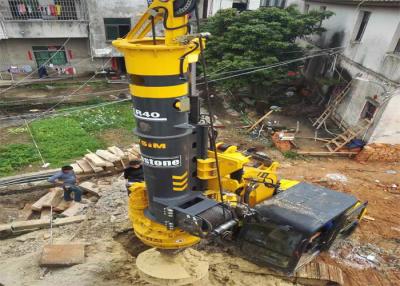 China 50KN 25T Rock Hydraulic Rotary Drilling Rig Crawler For Construction for sale