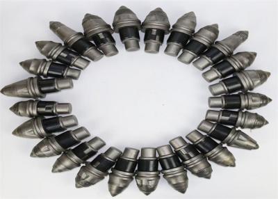 China 22mm Round Shank Chisel Bullet Teeth Holder For Piling Drilling Tools for sale