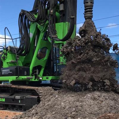 Cina mucchio idraulico della vite di Rig Small Bore Multifunctional Excavator della perforazione a rotazione 80kNM in vendita
