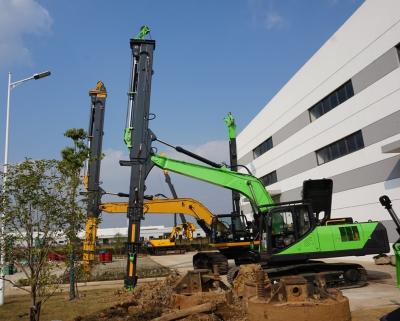 China 高性能0.6m3 シルバークラムシェル望遠鏡腕4.6t ≥23t掘削機用 for sale