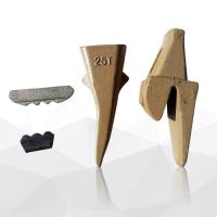 China Forging Drilling Rig Tool Flat Drill Bucket Teeth Cutting Angle Carbide for sale