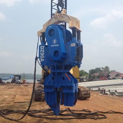 China Excavator Sheet Piling Hammer Electric Vibro Hammer For Steel Pipes Driving for sale