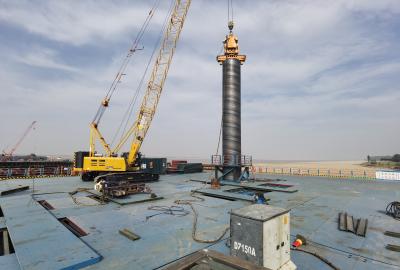 China High-Precision engineering equipment APZ45A for Construction Piling Machinery Electric Vibro Hammer for sale