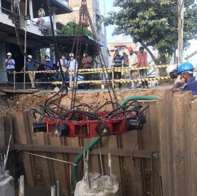Cina Fabbrica di vendita diretta Spaltatore di pile per cemento Spaltatore di pile montato Spaltatore idraulico di pile in vendita