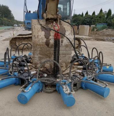 Cina Fabbrica di vendita diretta Spaltatore di pile per cemento Spaltatore di pile montato Spaltatore idraulico di pile in vendita