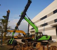 China Extendable Clamshell Telescopic Arm For Deep Digging for sale