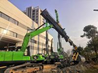 China Extendable Clamshell Telescopic Arm For Deep Digging for sale