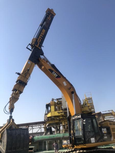 Heavy Duty Clamshell Telescopic Arm Adjustable Reach Durable Steel Construction For Industrial Mechanical