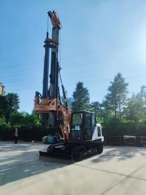 China Mini Piling Rig with 45 KNm Rotary Head Output Torque 16 M Drilling Depth and 5° Lateral Tilt Angle for sale