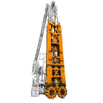 China Hydromill Trench Cutter with 120 Ton Ground Pressure 1000–2000mm Wall Thickness and 180 KNm Torque for sale