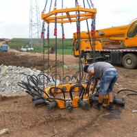 China High Efficiency Hydraulic Round Concrete Pile Breaking Machine for sale