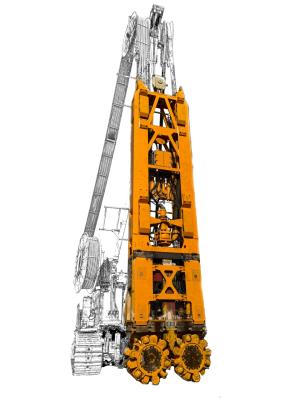 China High Precision Hard Rock Trench Cutter for High‑rise Building Foundation Pit for sale