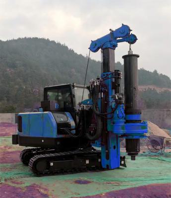 China Narrow Track Mini Foundation Drill Rig Suitable for Old Town Renovation Narrow Lane Construction for sale