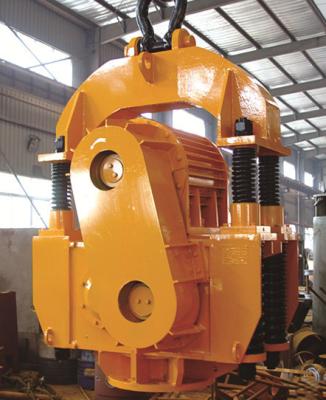 China Suspended Vibro Hammer with Eccentric Moment 460 Nm Designed For H‑beams and Pipe Piles for sale