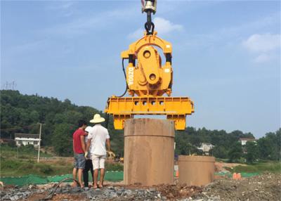 China Hydraulischer Blatt-Stapel-Bagger Mounted Vibro Hammer für Cranerough 300KW zu verkaufen