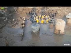 cabeça do disjuntor da pilha de 30L/Min Round Type Hydraulic Concrete que quebra a máquina 4.5t
