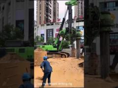 Rotary Low Headroom Driling Rig Pile Machine 560KN Construction Foundation