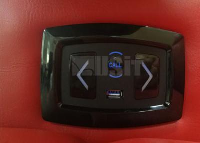 Cina Home Theater di cuoio rosso moderno che mette il sofà a sedere elettrico del salotto del Recliner in vendita
