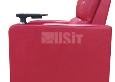 Cina Home Theater di cuoio rosso moderno che mette il sofà a sedere elettrico del salotto del Recliner in vendita