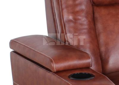 Cina Le serie della comodità di USIT scelgono il colore di Home Theater Seat Brown con il bracciolo riempito in vendita