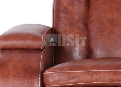 Cina Le serie della comodità di USIT scelgono il colore di Home Theater Seat Brown con il bracciolo riempito in vendita