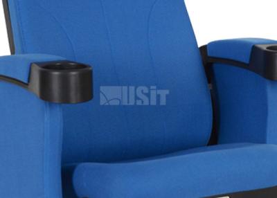 Cina Disposizione dei posti a sedere acrilica blu di film del teatro della sedia del cinema del tessuto per l'uso commerciale in vendita