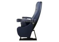 China Commercial Theater Seating with Flame Retardant Fabric Plastic Outer Back Panel 55kg/m³ Foam for sale