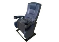China Commercial Theater Seating with Flame Retardant Fabric Plastic Outer Back Panel 55kg/m³ Foam for sale