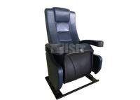 China Commercial Theater Seating with Flame Retardant Fabric Plastic Outer Back Panel 55kg/m³ Foam for sale