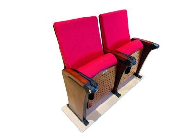 China 580mm Aluminiumconferentie Hall Chairs With Tablet Te koop