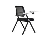 China TUV Certified Mesh Back Stacking Chairs with Writing Tablet 275 lbs Capacity for sale