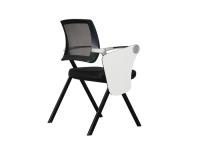 China TUV Certified Mesh Back Stacking Chairs with Writing Tablet 275 lbs Capacity for sale