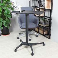 China Pneumatic Height Adjustable Standing Desk 71-110cm 4ft Sit Stand Table for sale
