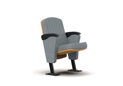 Cina Conferenza di legno Hall Chairs Solid Theater Seat del tessuto del poliestere in vendita