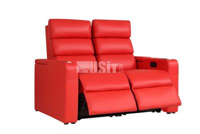 Cina Recliner di Home Theater che mette il sofà a sedere adagiantesi di cuoio genuino di potere del cinema in vendita