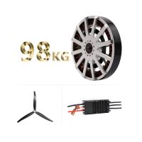Quality 23850 98KG Thrust High Torque DC Outrunner Brushless Motor 24s 300A Esc 55 Inch for sale