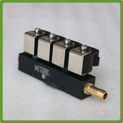 China 4 Cylinder LPG Rail Injector for Liquid Gas Dosage Systems 12V DC for sale