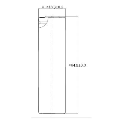Cina Litio Ion Rechargeable Battery Cell di NMC 3,7 V 2000mah LR1865LA in vendita