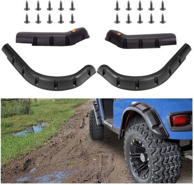 China Golf Cart Front Rear Fender Flares for EZGO TXT 1998-2013 Gas/Electric (Not Fits 48V Electric), with Metal Hardware, Set for sale